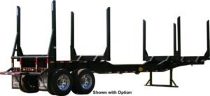 Lightweight 4 Bolster Log Trailer - Viking Specialized Trailers